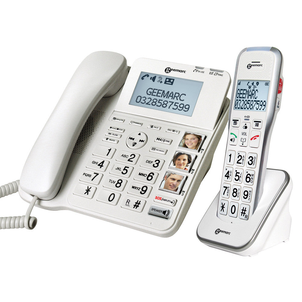 Geemarc - Photophone AMPLIDECT COMBI 595 – Téléphones Sénior